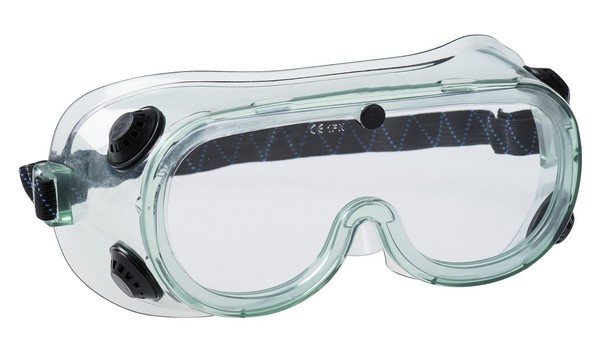 Occhiale a maschera Portwest per uso Chimico PS21 - Portwest PS21CLR